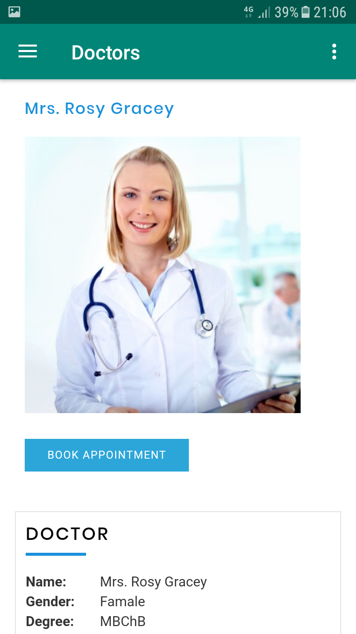 Doctor Appointment Booking App For Android Preview CodeGrape